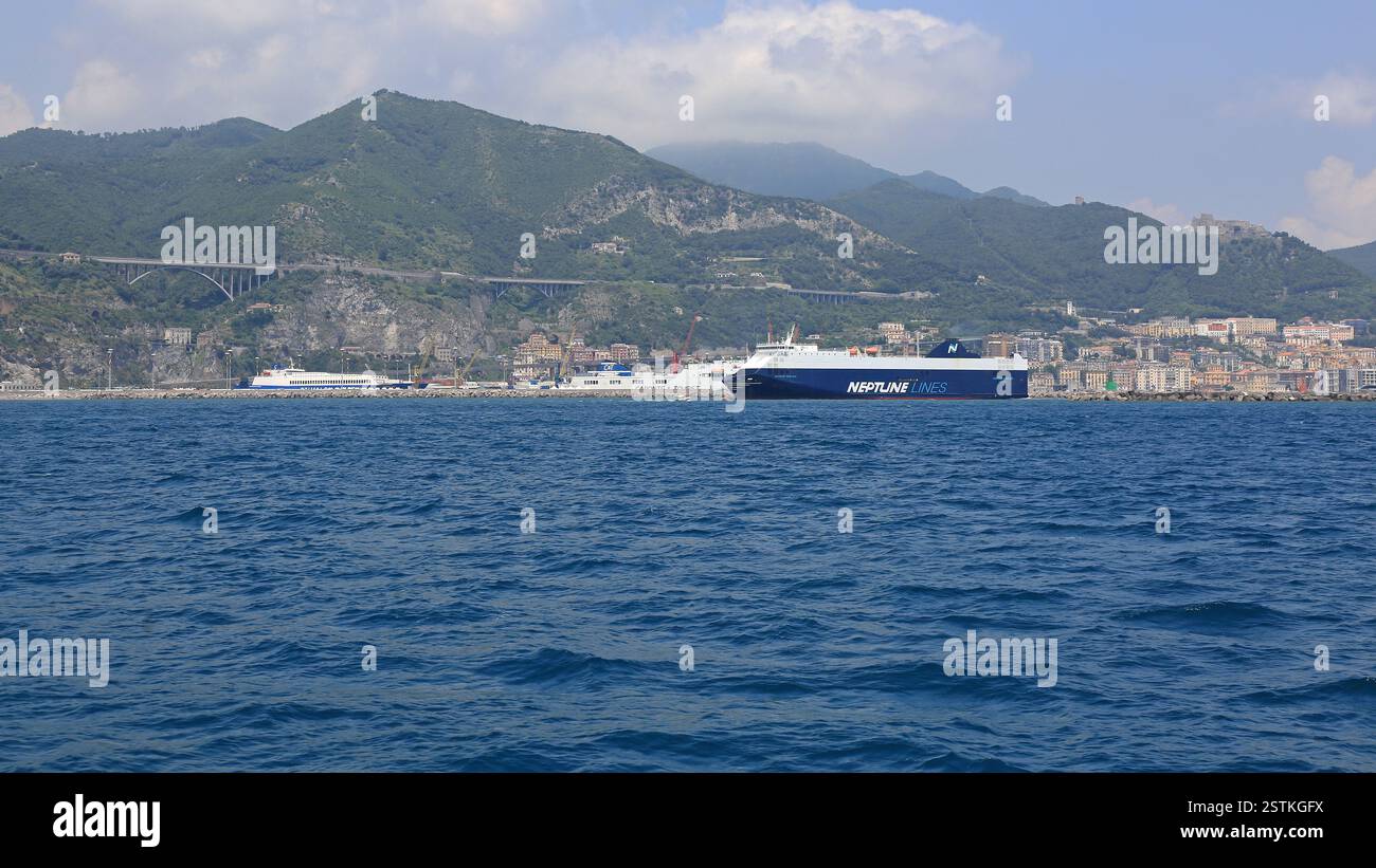 Neptune Lines Ship Stock Photo - Alamy