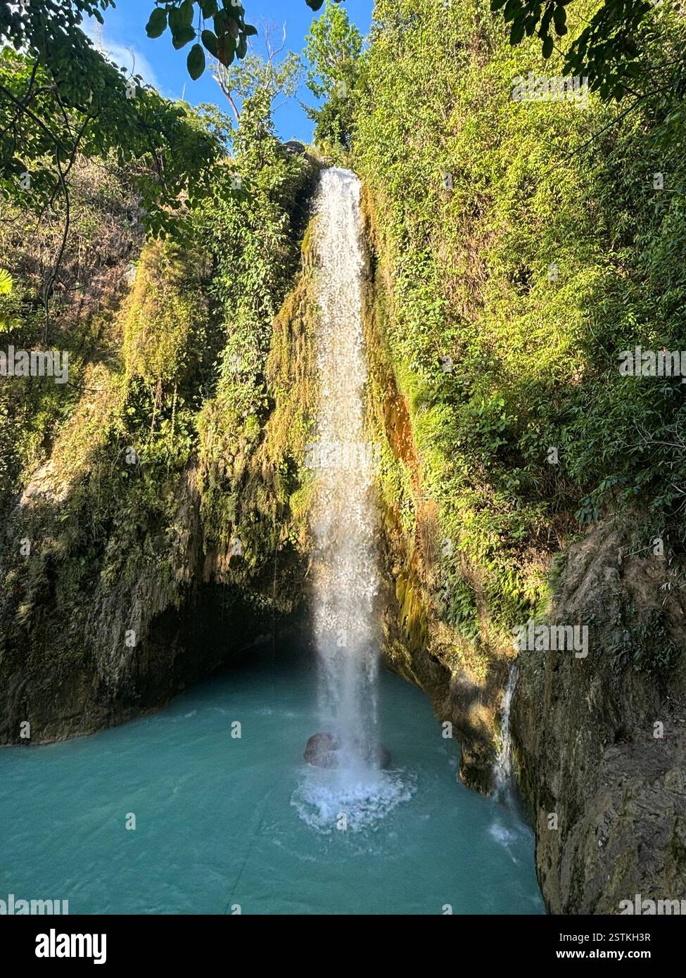 Inambakan Falls: A Hidden Gem in Cebu Island, Philippines Stock Photo ...