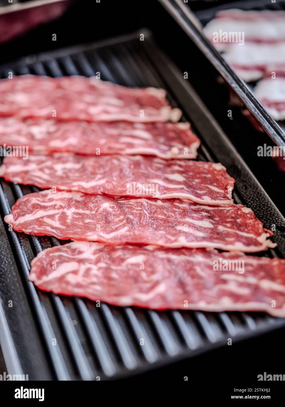 Thin slices japanese wagyu hi-res stock photography and images - Alamy