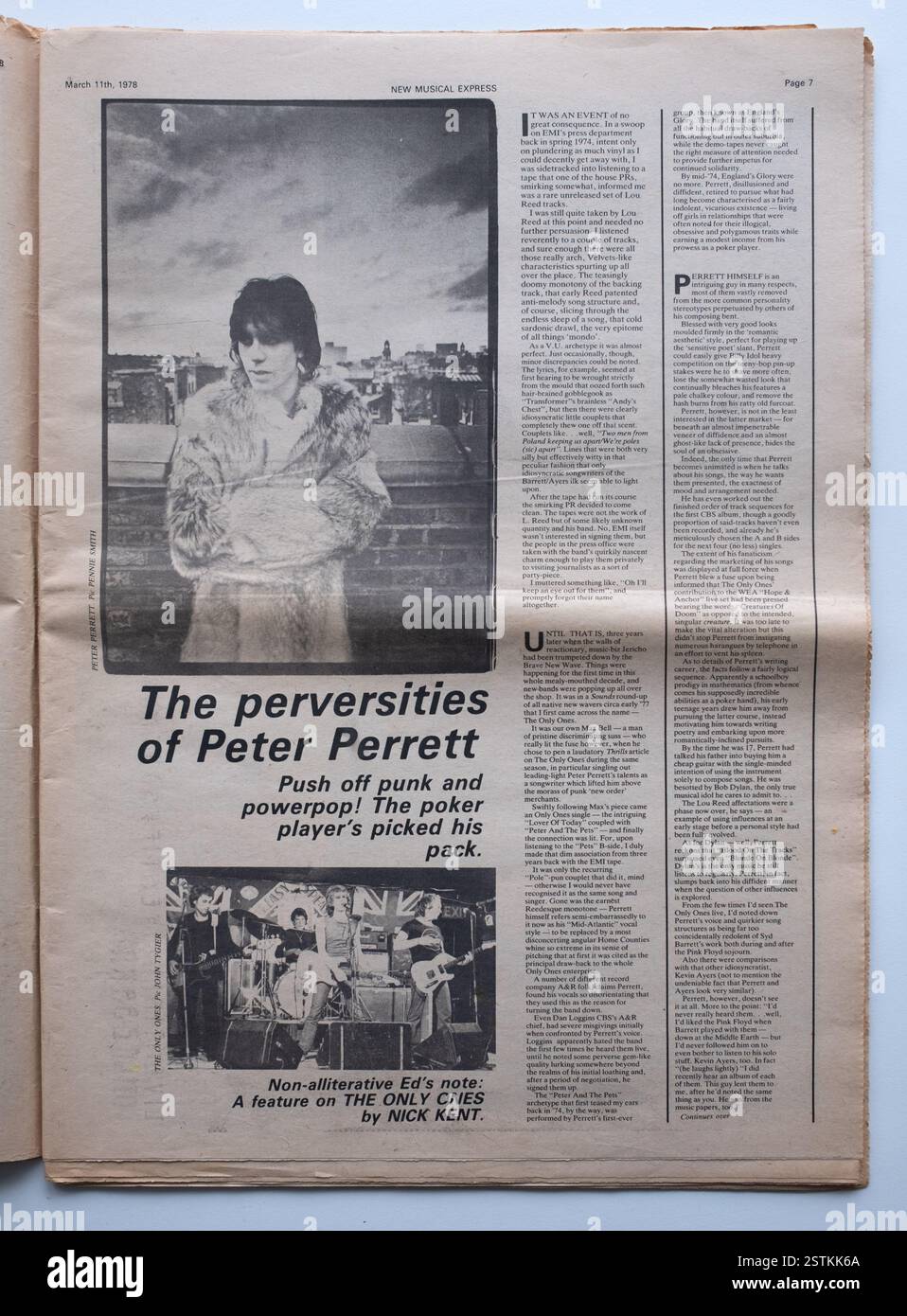 Peter perrett and only ones hi-res stock photography and images - Alamy