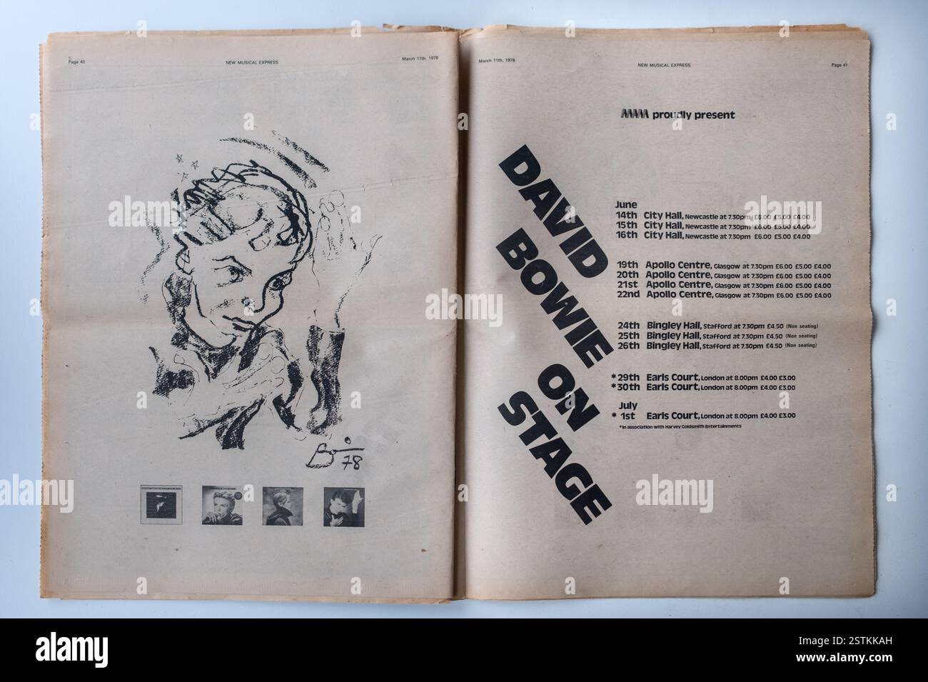 Double Full Page Advert in a Vintage 1970s Issue of the New Musical ...