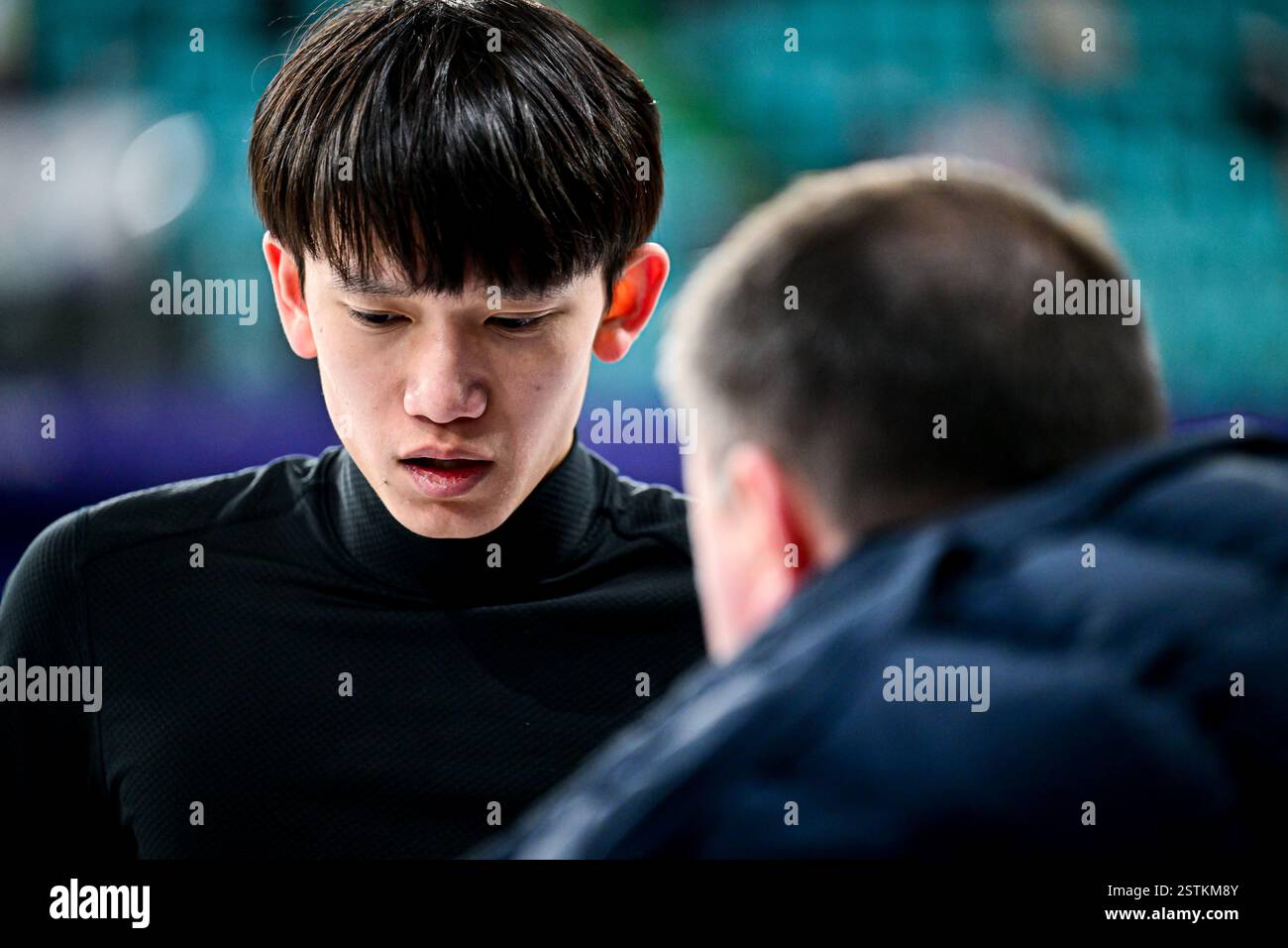 Chiu Hei CHEUNG (CHN), during Men Practice, at the ISU Four Continents ...