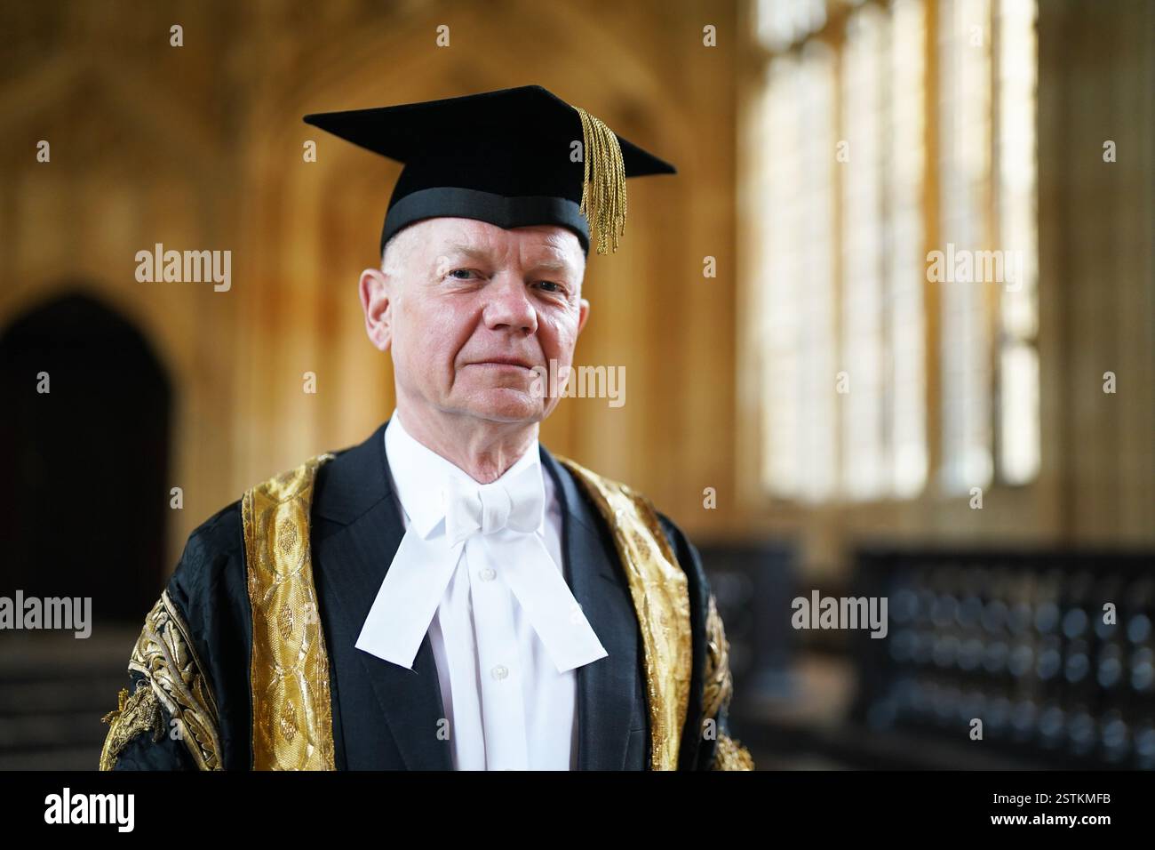 Lord William Hague during his inauguration as the Chancellor of Oxford ...