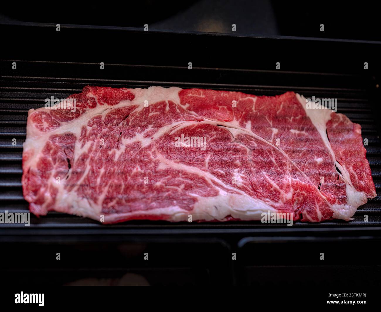 Premium Wagyu Beef Slices with Perfect Marbling Stock Photo - Alamy