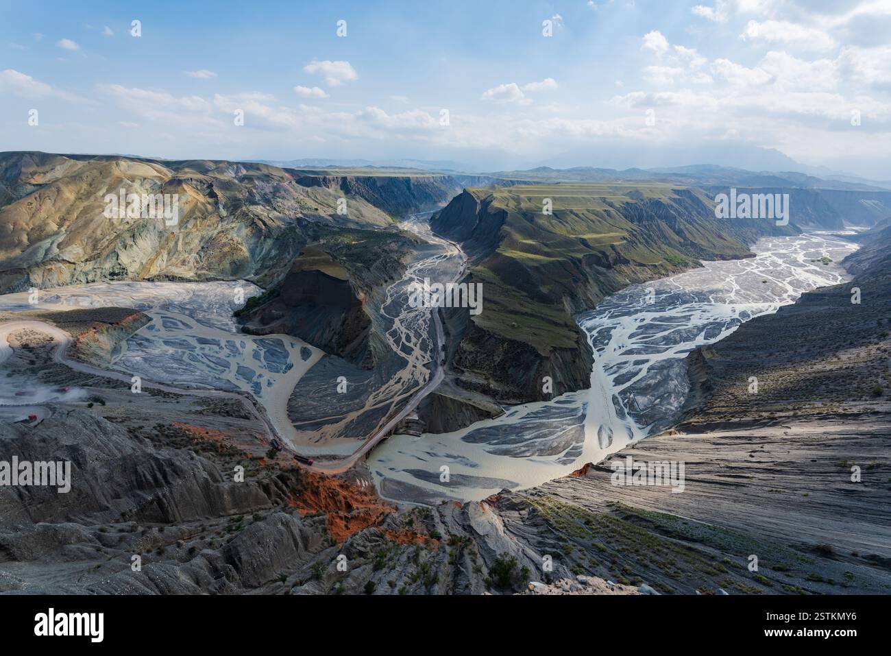 Magnificent landscape of Jihai Grand Canyon in Anji, Tacheng, Xinjiang ...
