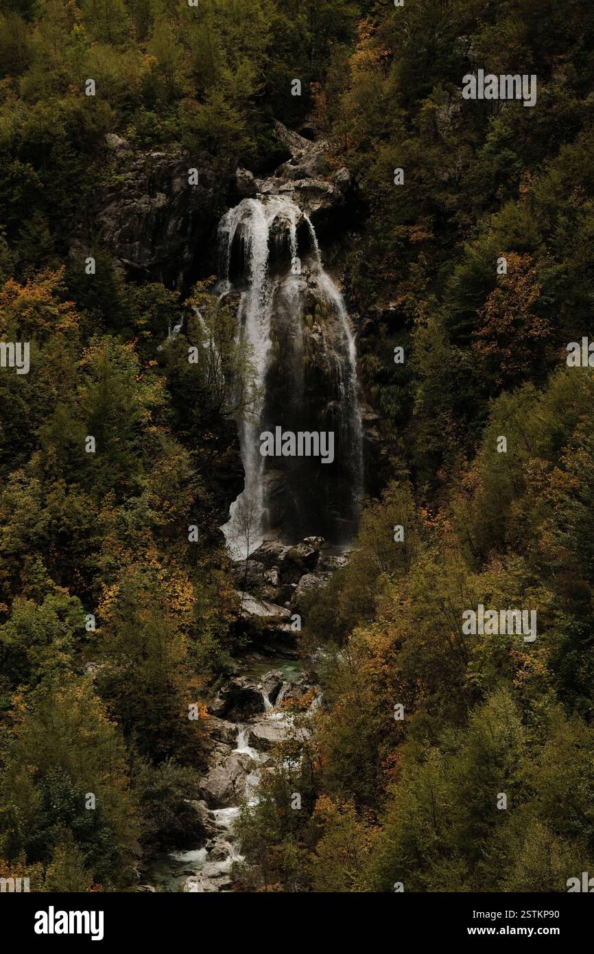 landscape in Theth village. Albania alps Stock Photo - Alamy