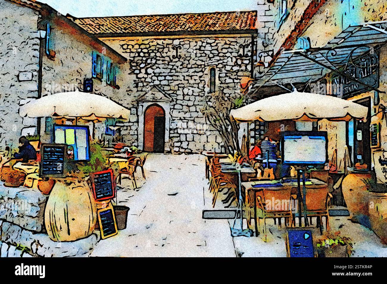 Gourdon provence france hi-res stock photography and images - Alamy
