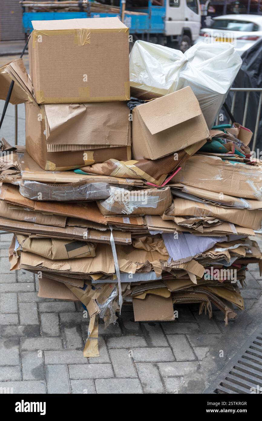 Recycling boxes hi-res stock photography and images - Alamy
