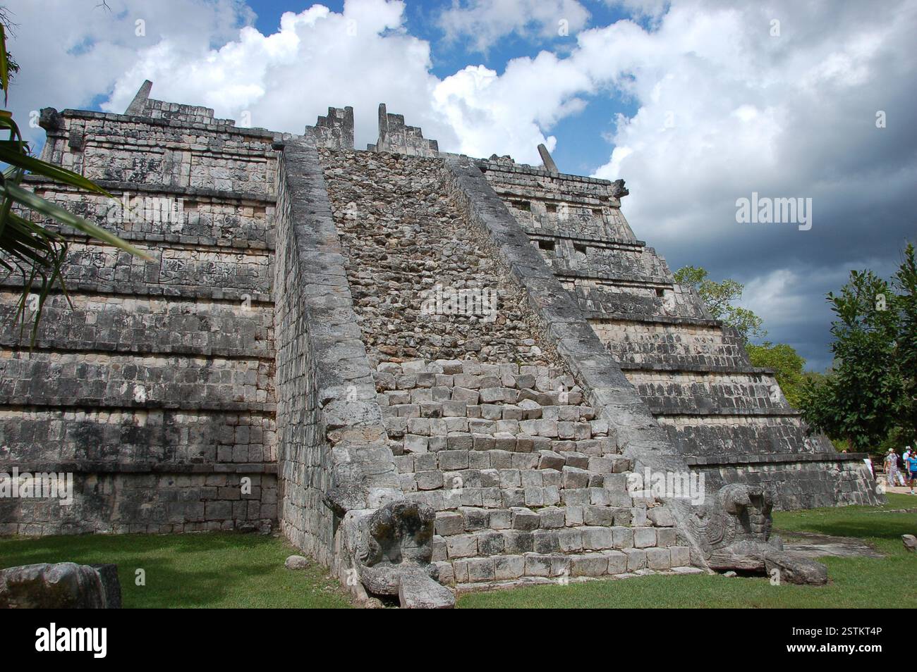Chichen Itza ruins,showcasing intricate stone carvings, patterns, and ...