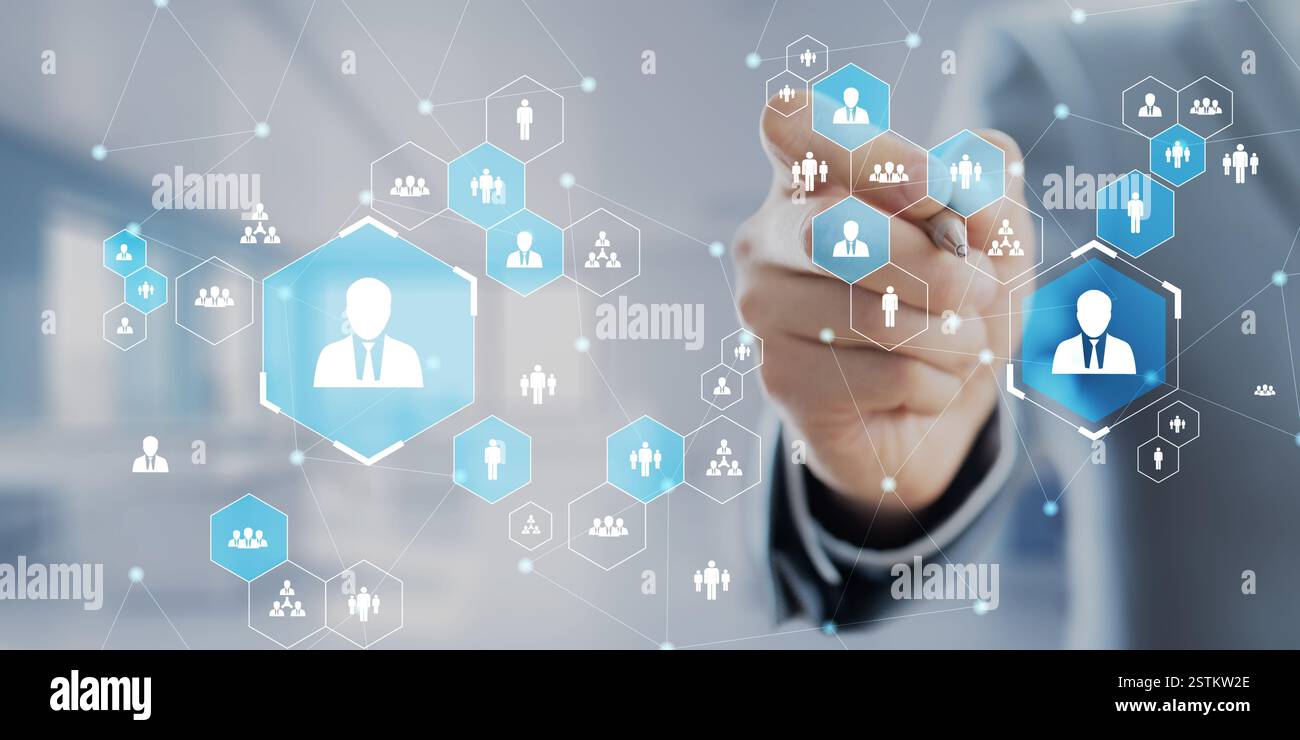 Human Resource Management and Organizational Structure Illustrated on ...