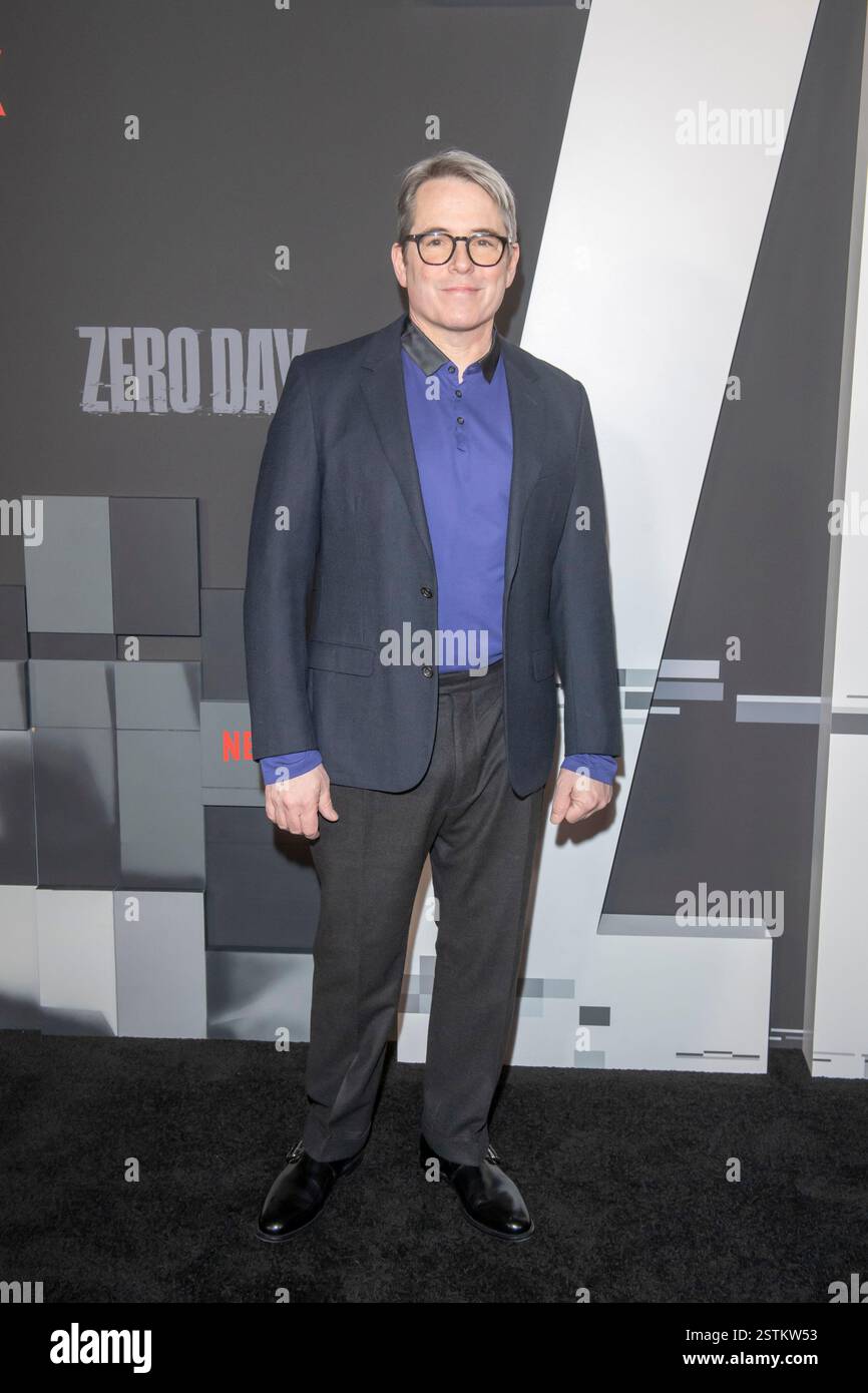 New York, New York, USA. 18th Feb, 2025. (new) netflix's "zero day ...