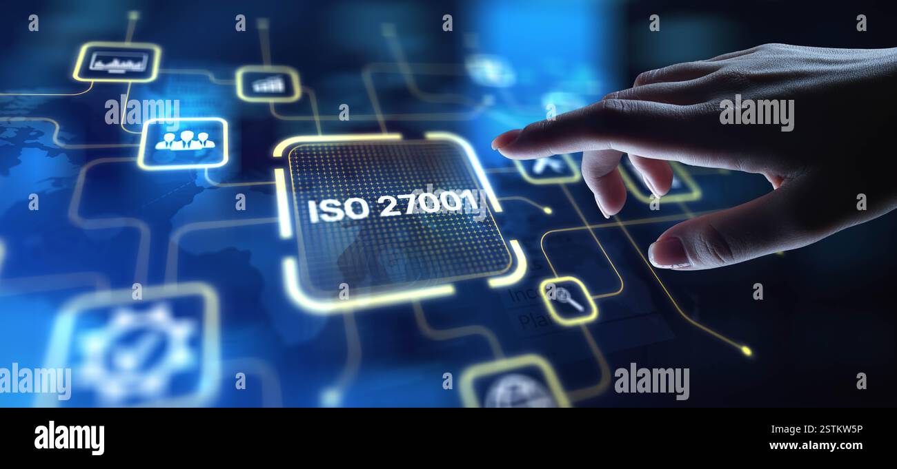 ISO 27001 Information Security Management System Standards, projection ...