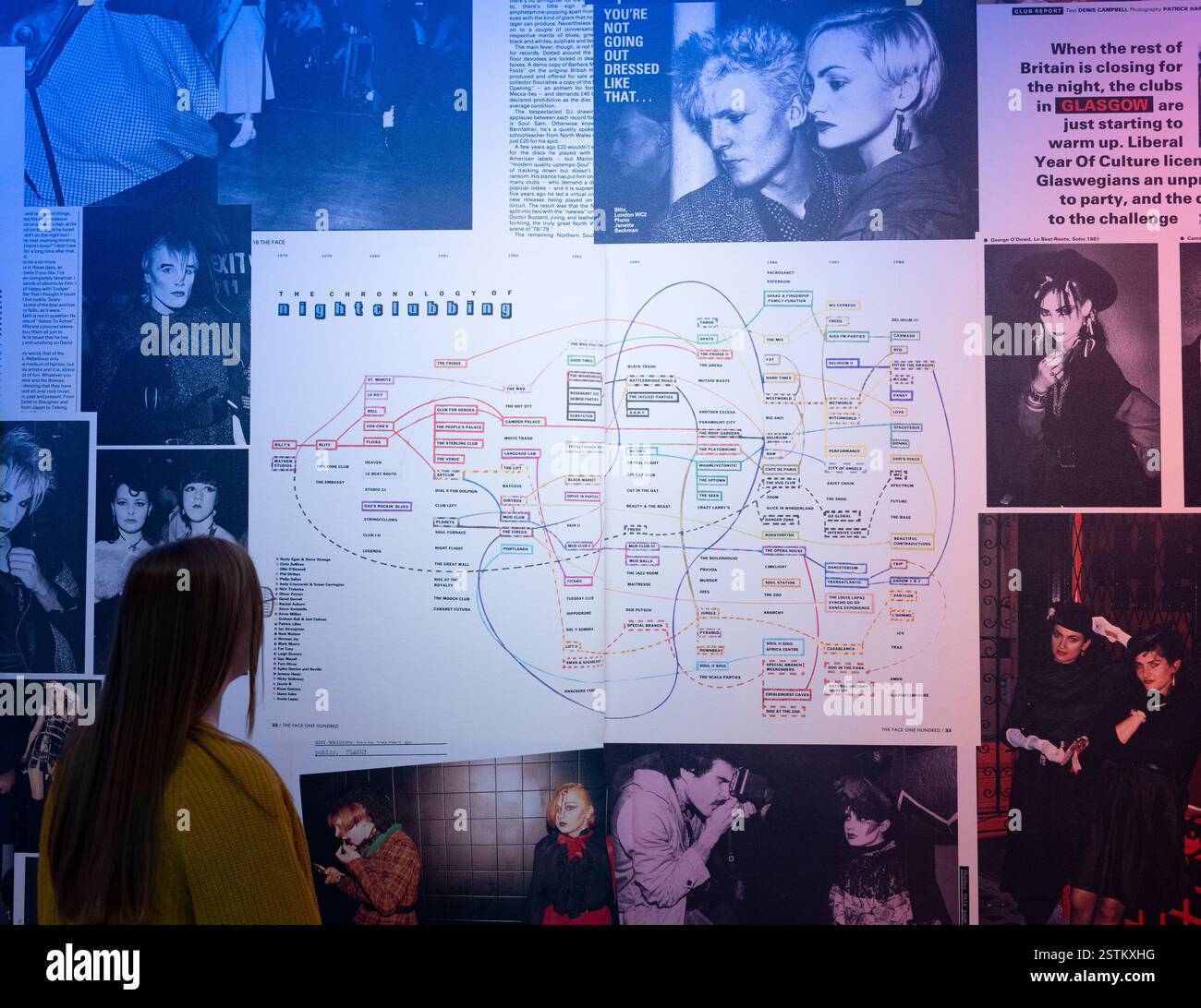 Chart of the clubs of the eighties nineties and noughties hi-res stock ...