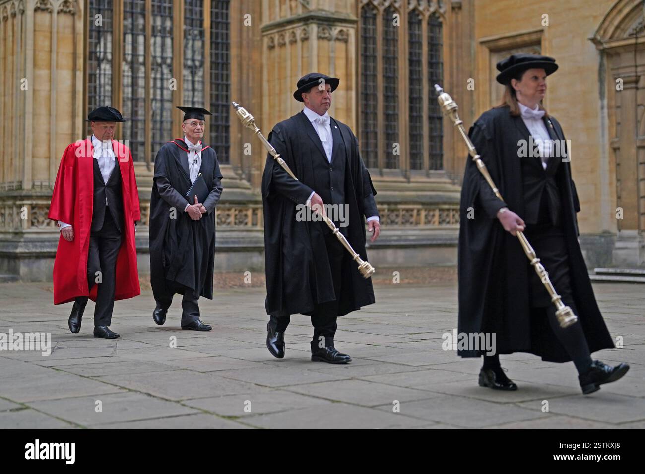 Lord William Hague (back left) ahead of his inauguration as the ...