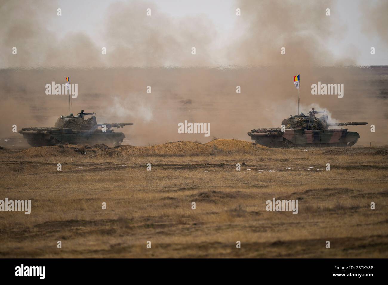Tanks fire during the Steadfast Dart 2025 exercise, involving some ...