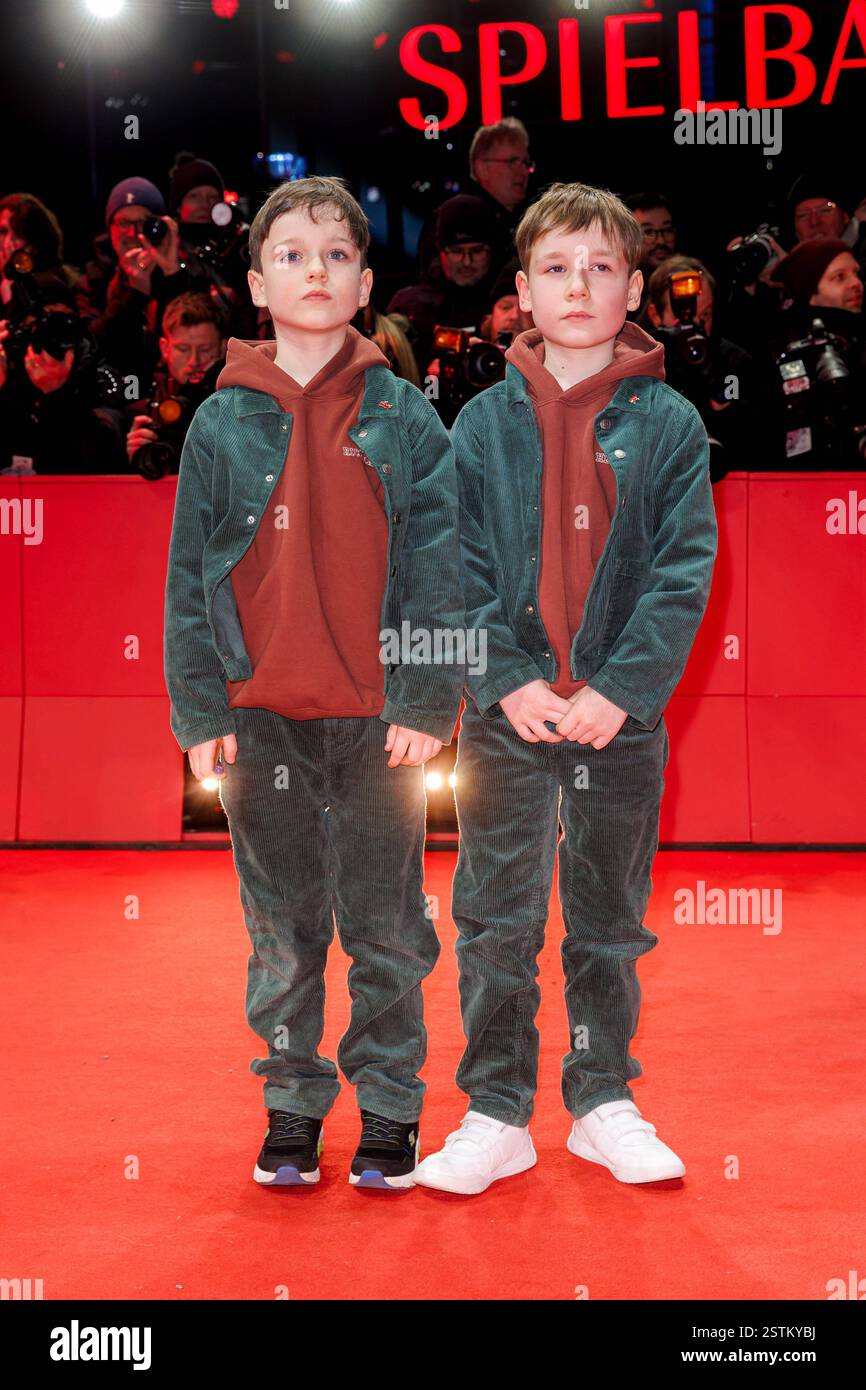 Berlinale - The Thing with Feathers Premiere Henry Boxall und Richard ...