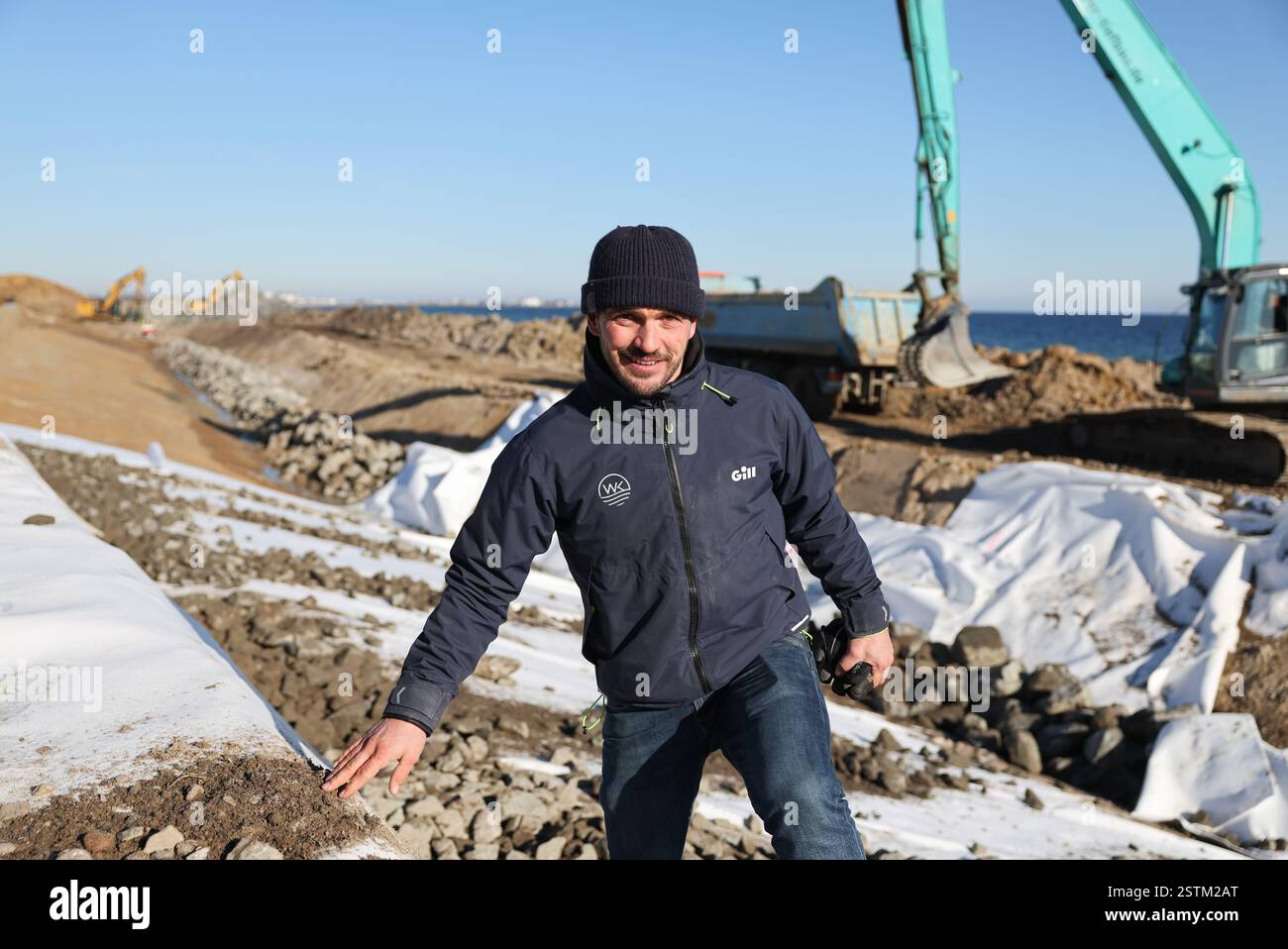 19 February 2025, Schleswig-Holstein, Schönhagen: Philipp Zülsdorff ...