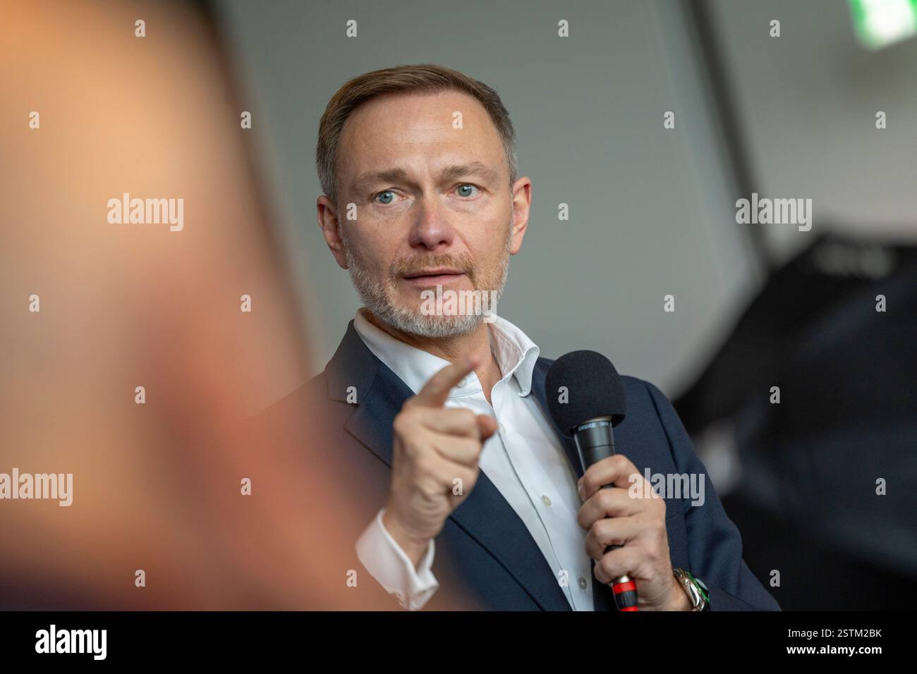 Bonn, Germany. 19th Feb, 2025. Christian Lindner, Federal Chairman of ...