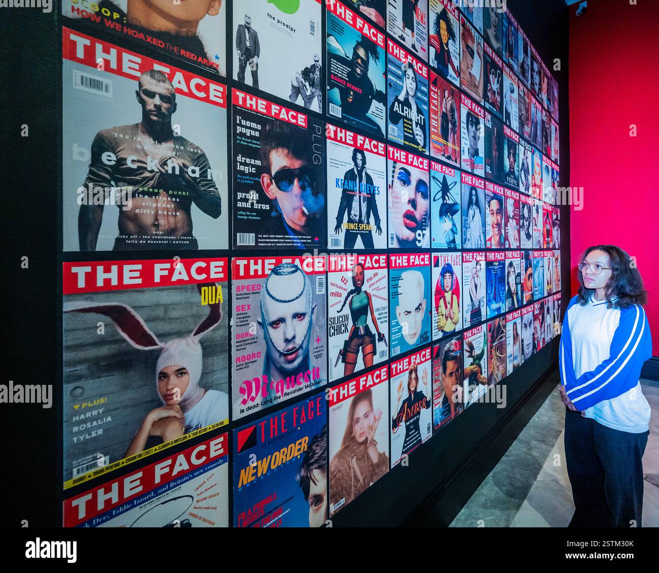 London, UK. 19th Feb, 2025. A gallery of front covers of the magazine ...