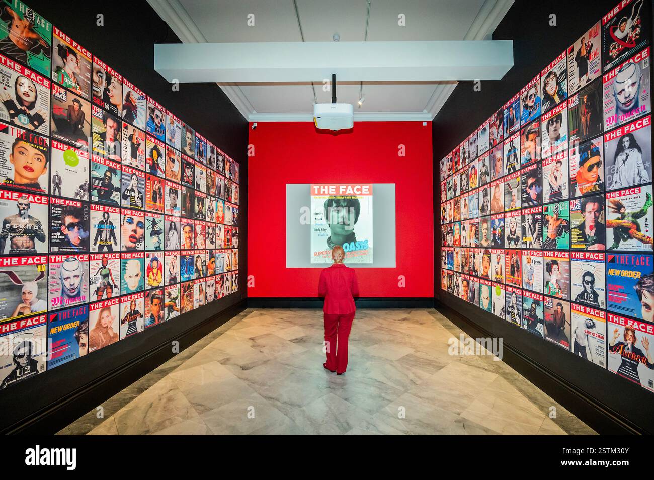 London, UK. 19th Feb, 2025. A gallery of front covers of the magazine ...