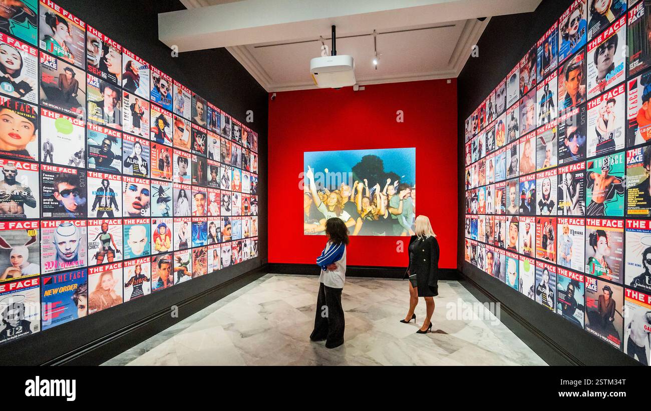 London, UK. 19th Feb, 2025. A gallery of front covers of the magazine ...