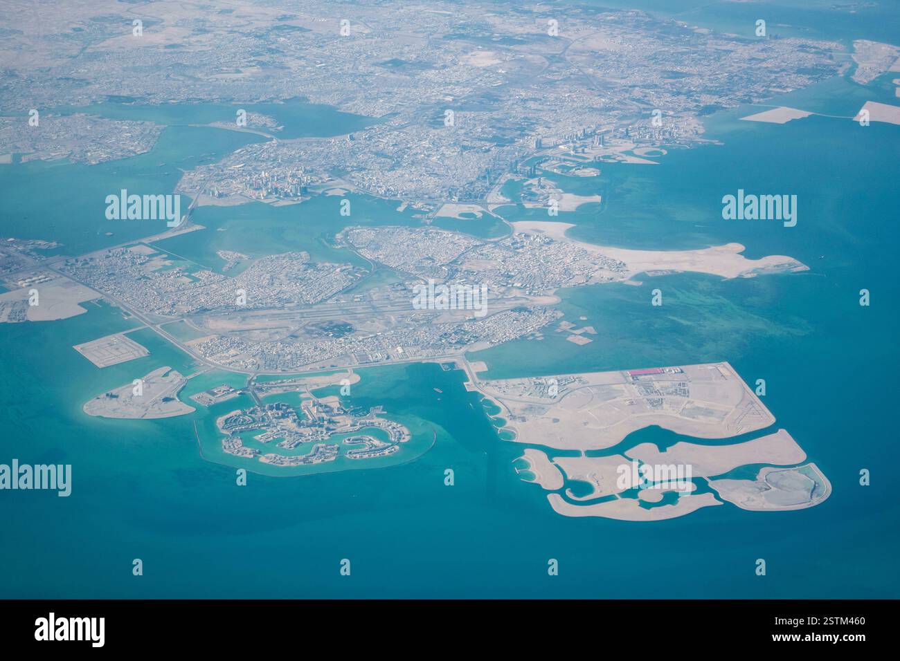 Aerial view of Bahrain Stock Photo - Alamy