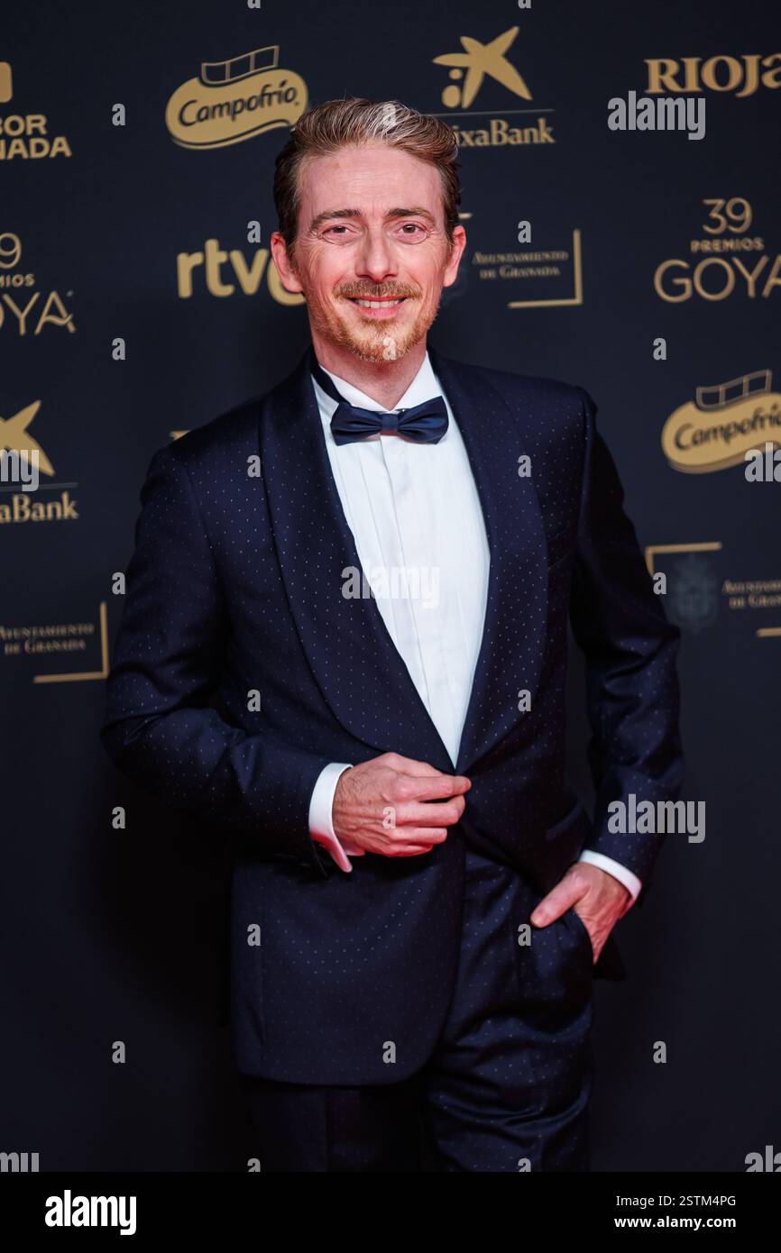 Granada, Spain. 8th February 2025. Víctor Clavijo attends the red ...