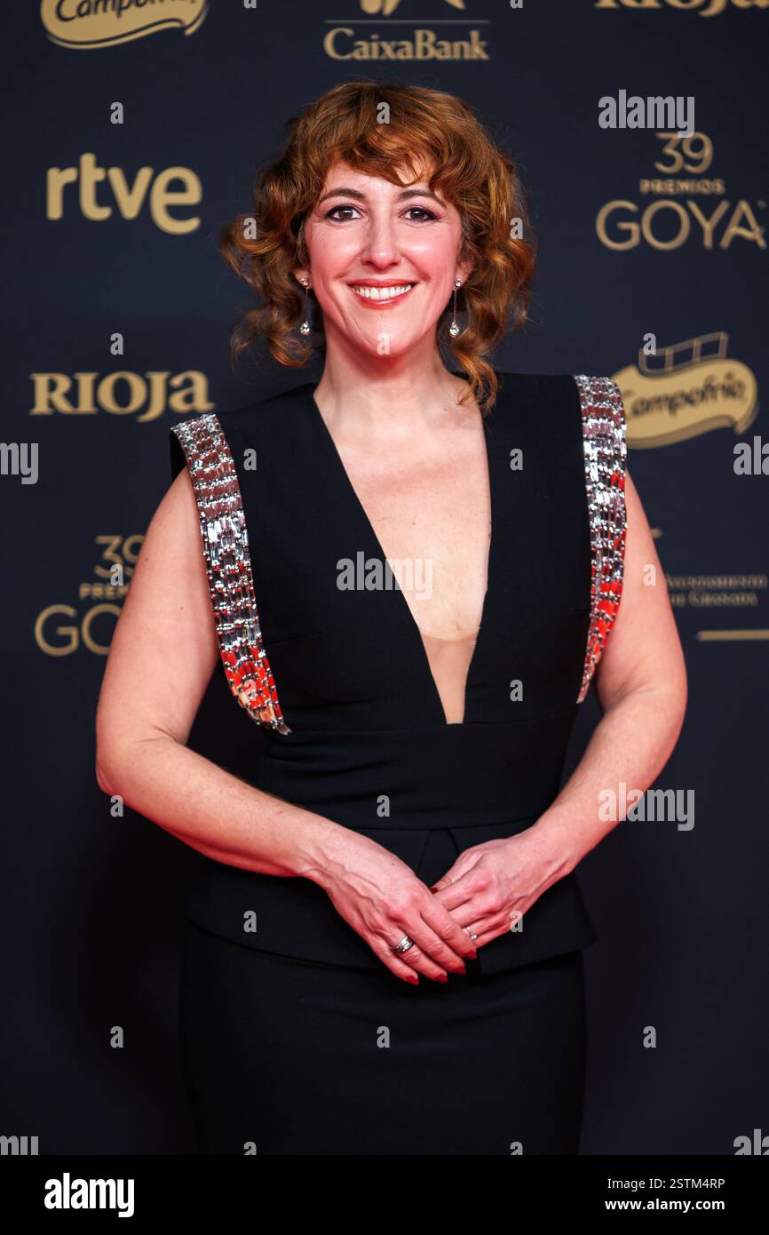Granada, Spain. 8th February 2025. Betsi Túrnez attends the red carpet ...