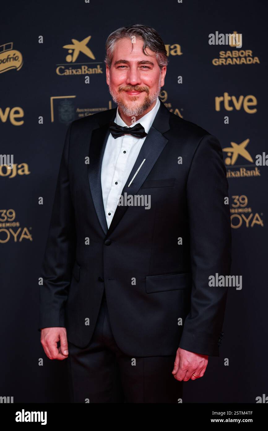 Granada, Spain. 8th February 2025. Alberto Amman attends the red carpet ...