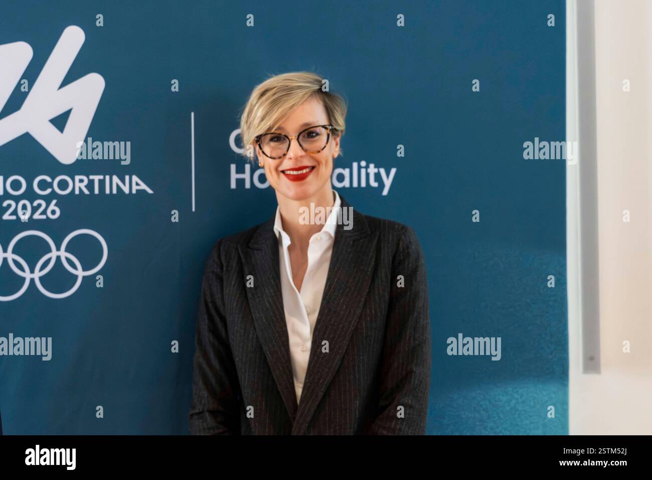 Milano, Ita. 19th Feb, 2025. Federica Pellegrini, brand ambassador di On Location Italia, Milano ...