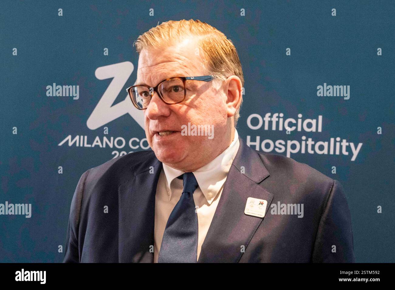 Milano, Ita. 19th Feb, 2025. Emilio Pozzi, SVP & Managing Director On Location Italia, Milano ...