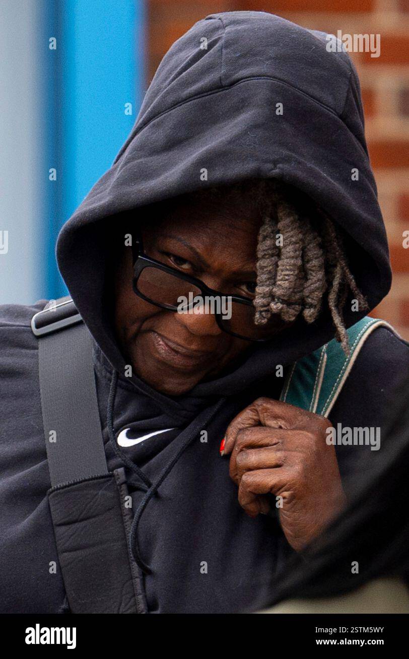 Janice Nix, 66, of Rodenhurst Road, Clapham, south west London, leaves ...