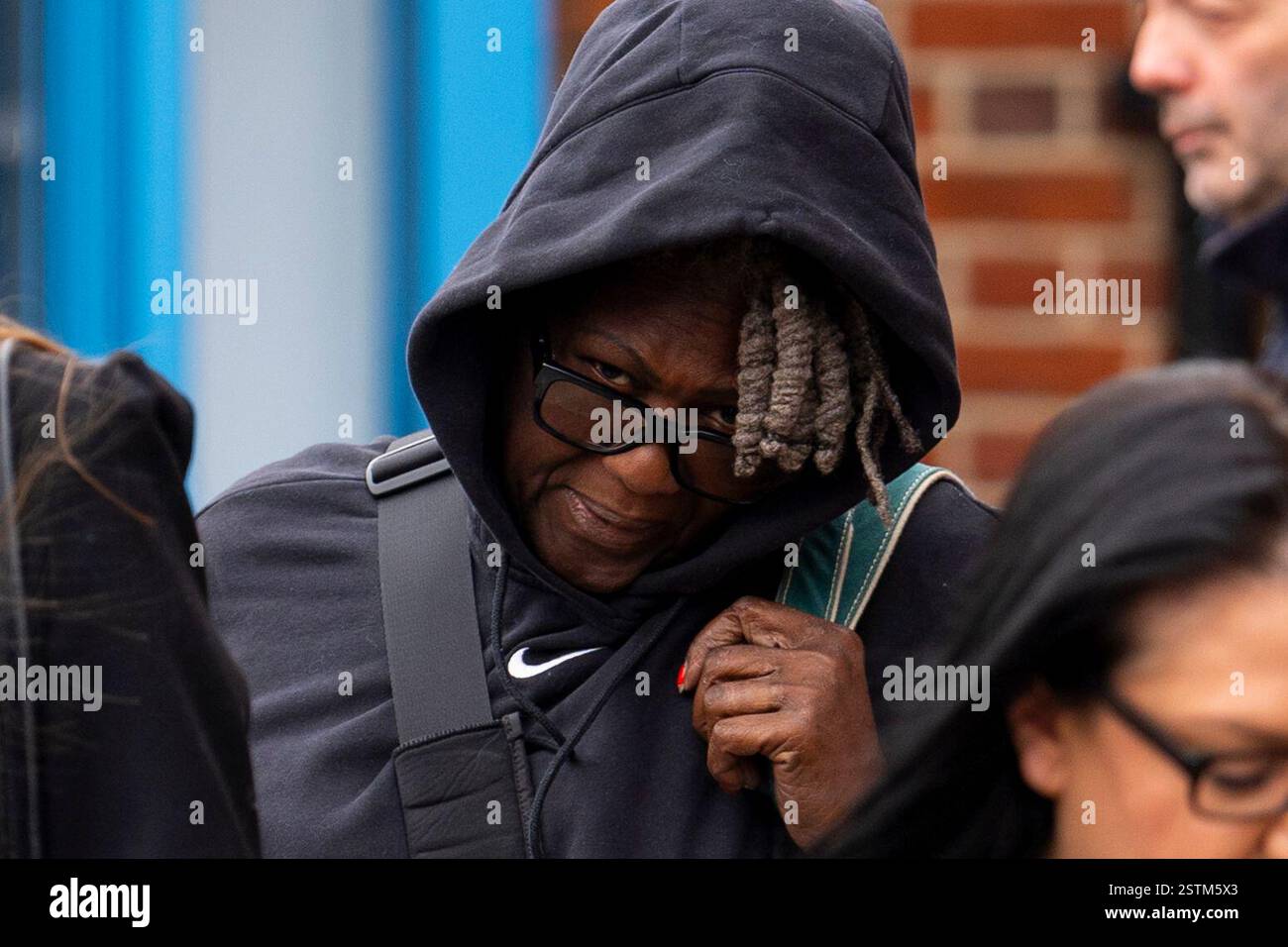 Janice Nix, 66, of Rodenhurst Road, Clapham, south west London, leaves ...