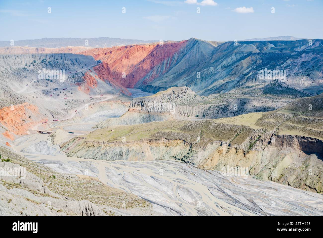 Magnificent landscape of Jihai Grand Canyon in Anji, Tacheng, Xinjiang ...