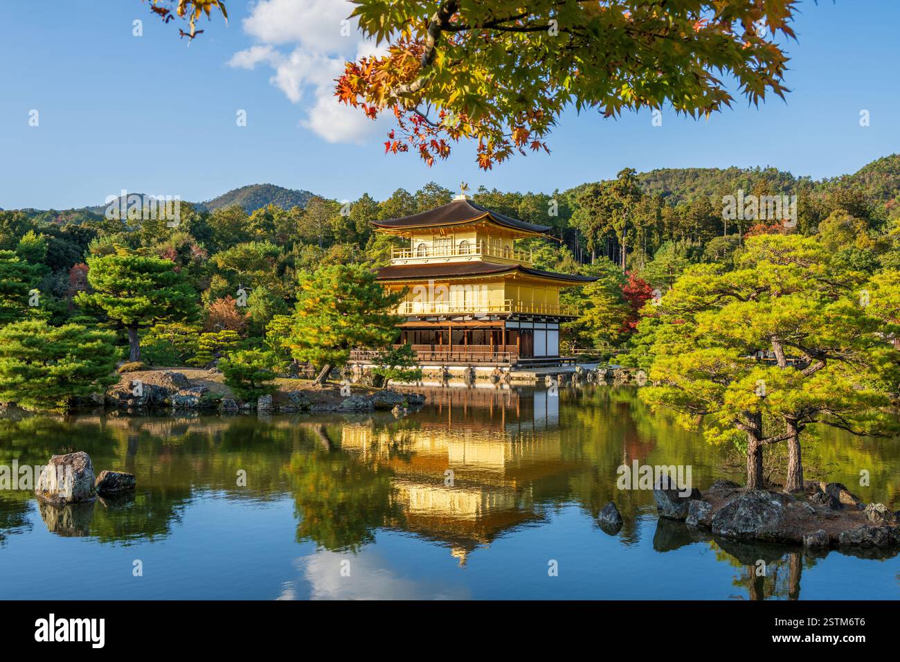 Kinkakuji Temple, the Golden Pavilion, in Kyoto, Japan Stock Photo - Alamy