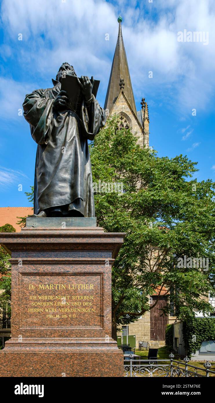 Luther monument based on a design by Fritz Schaper in front of St ...