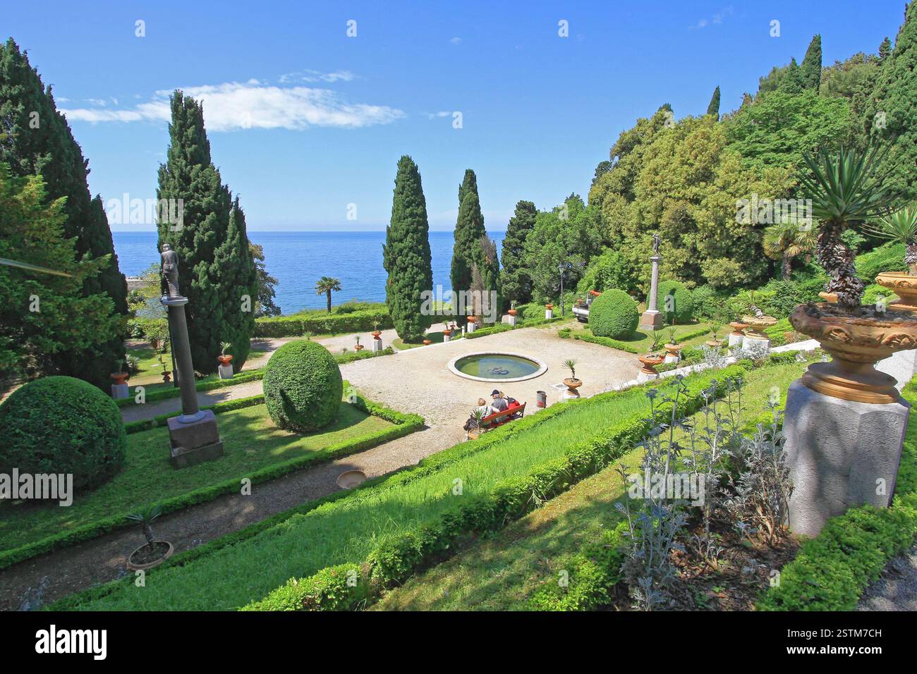 Miramare castle gardens hi-res stock photography and images - Alamy