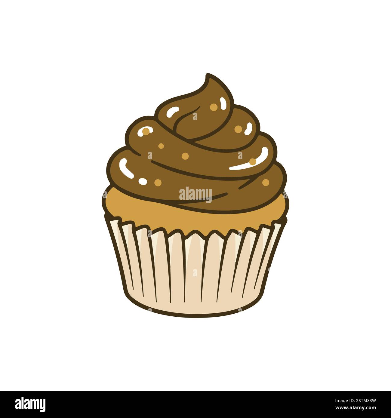 Sweet cupcake pastry party Stock Vector Images - Alamy