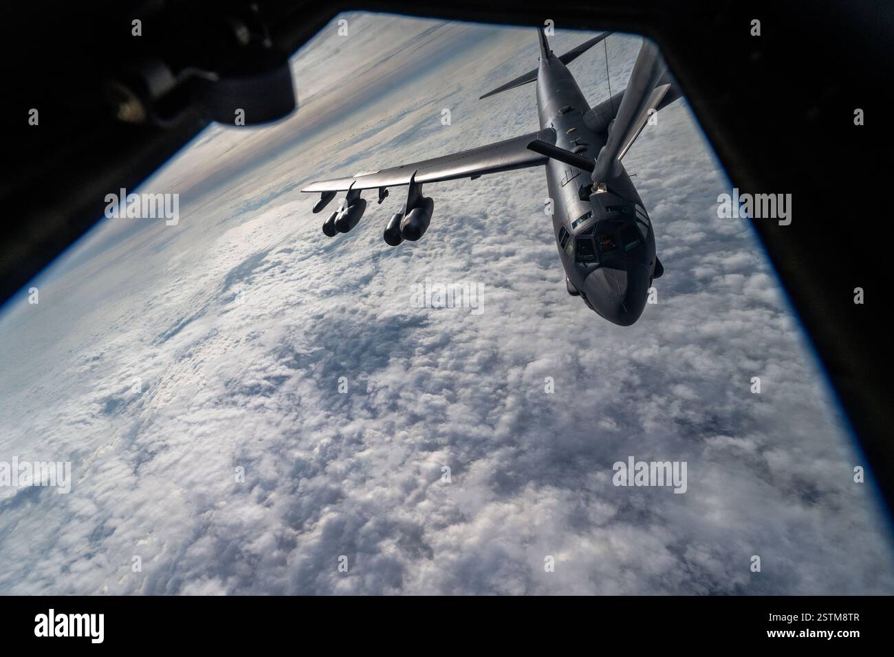 A B-52 Stratofortress assigned to the 2d Bomb Wing, Barksdale Air Force ...