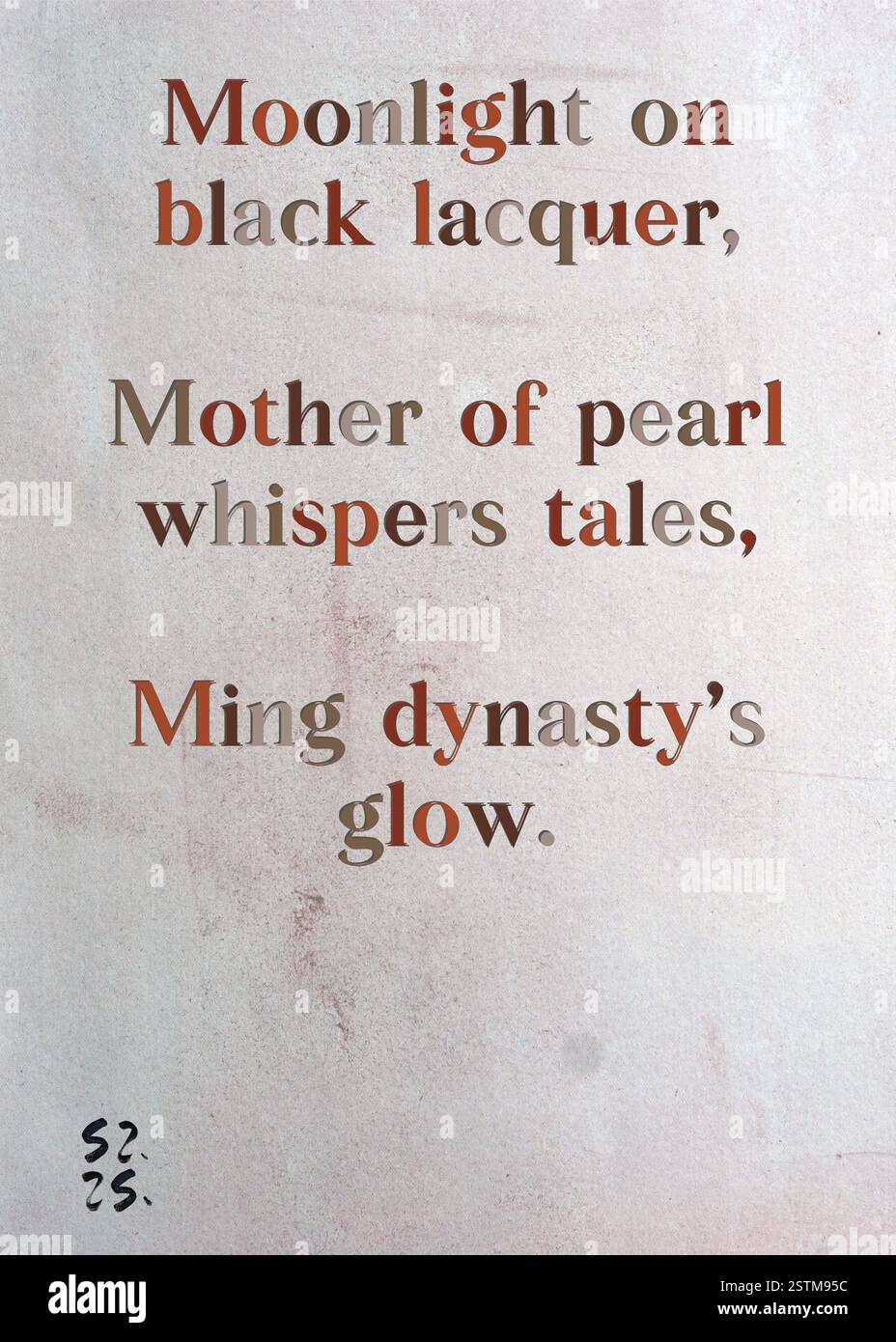 Moonlight on black lacquer, Mother of pearl whispers tales, Ming ...
