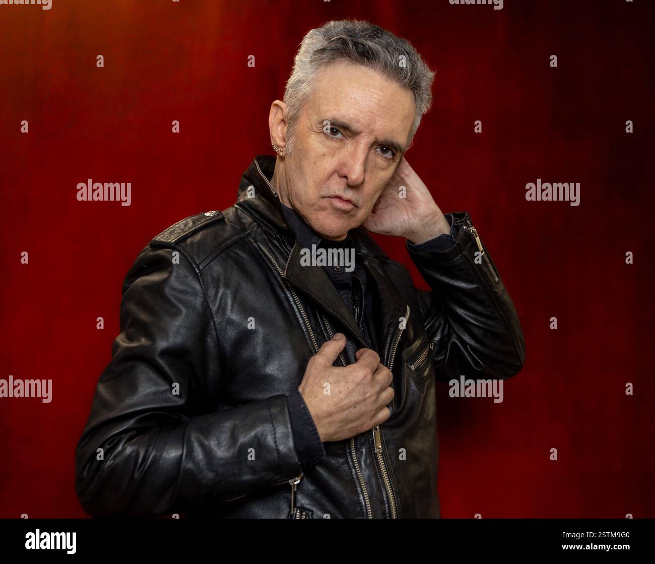 Singer Ramoncín poses for Europa Press on February 19, 2025, in Madrid ...