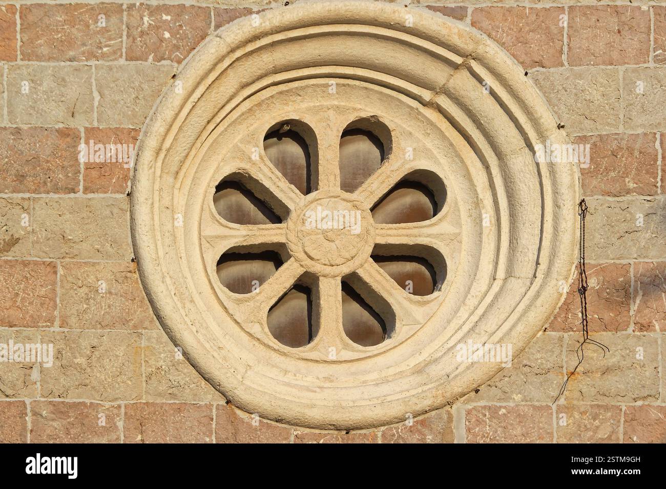Round Church Window Stock Photo - Alamy