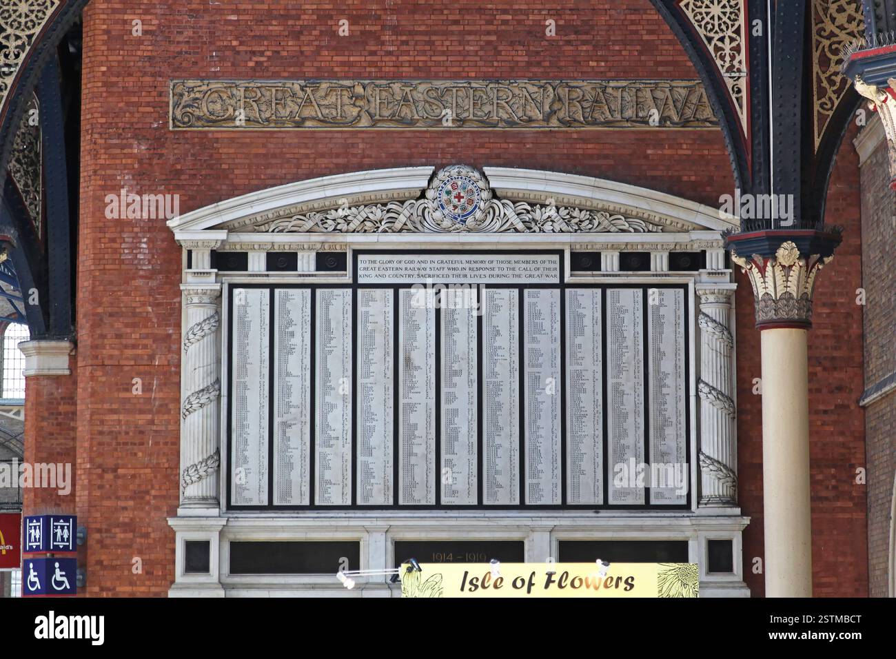 London, United Kingdom - November 20, 2011: Great Eastern Railway War ...