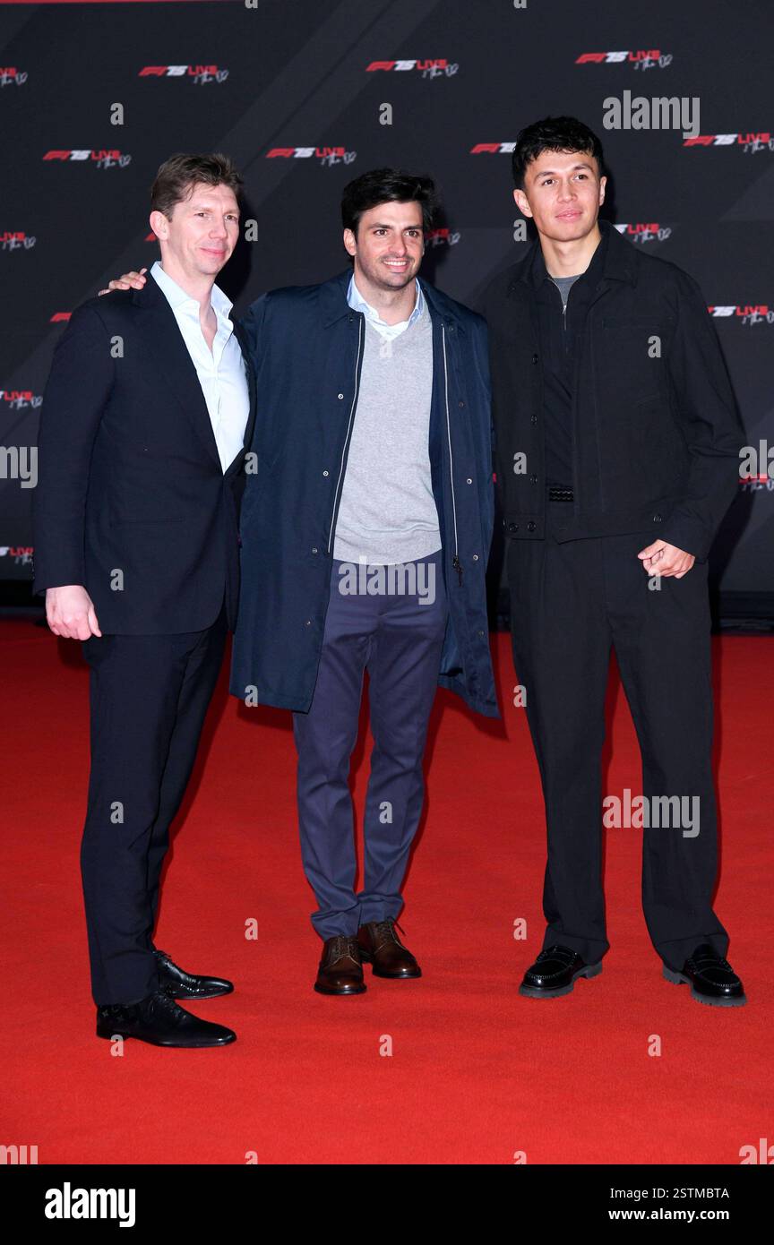 James Vowels, Carlos Sainz und Alex Albon bei der Formel 1 Saison 2025 ...