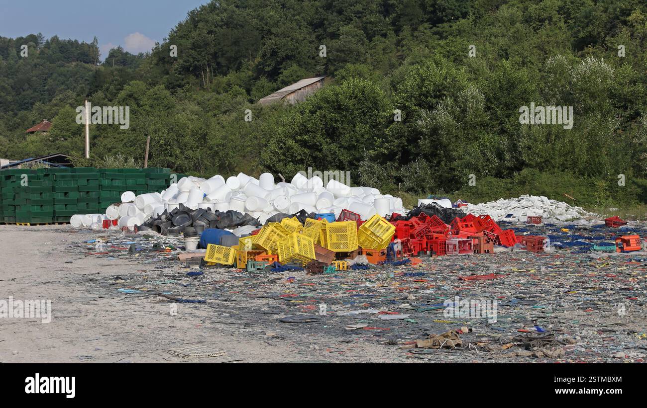 Scrap Plastic Recycling Stock Photo - Alamy