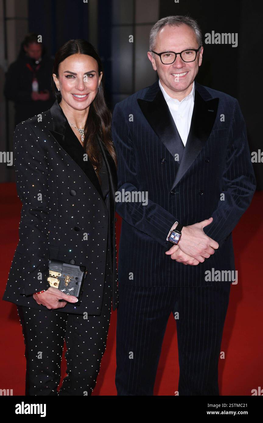 Stefano Domenicali mit Ehefrau Silvia Colombo bei der Formel 1 Saison ...