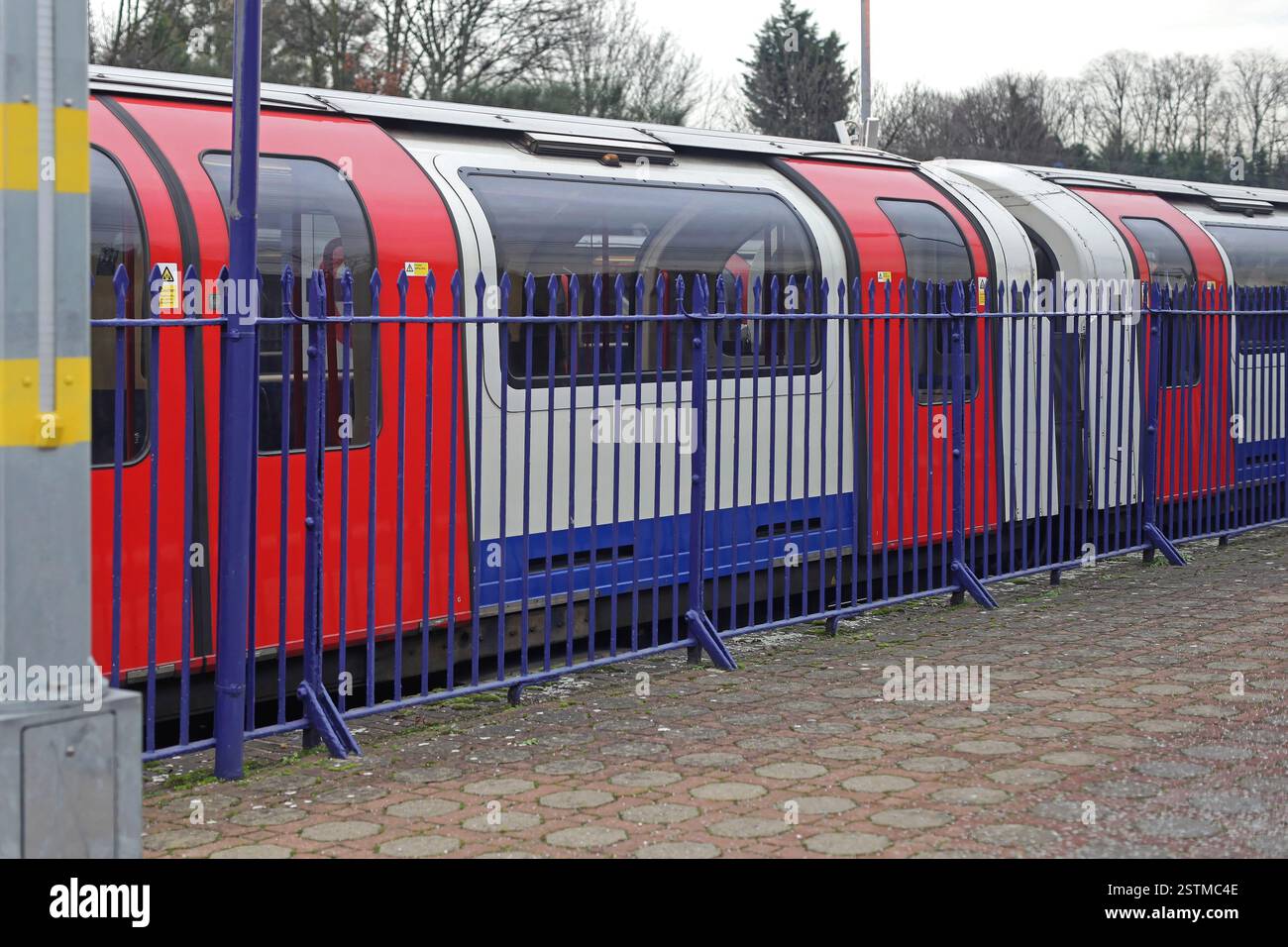 Central Line Train Stock Photo - Alamy