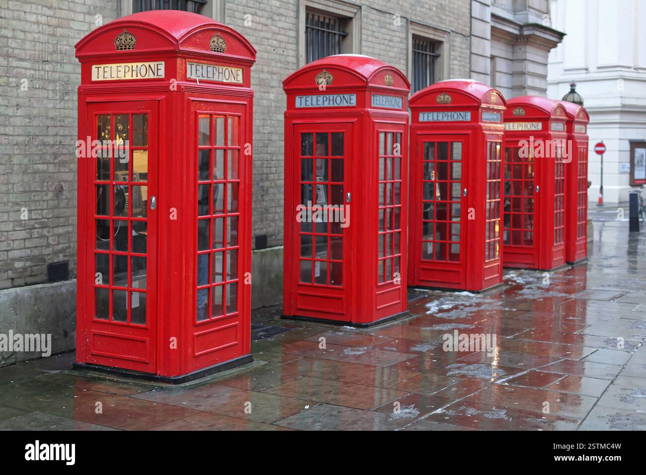 Red Telephone Boxes Stock Photo - Alamy