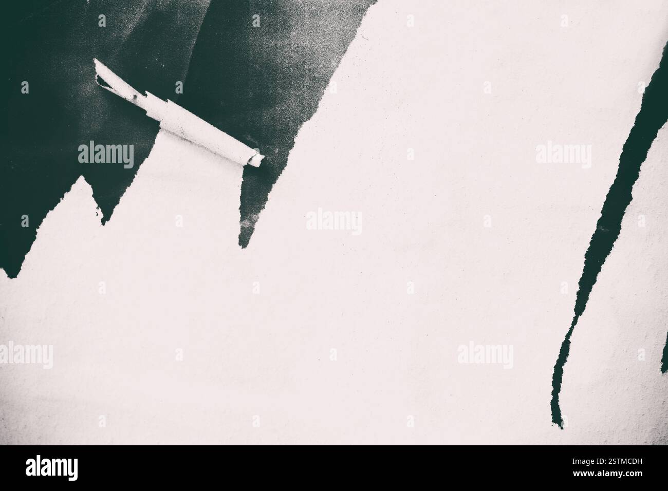 Old ripped torn blank black and white fly posters textures backgrounds ...