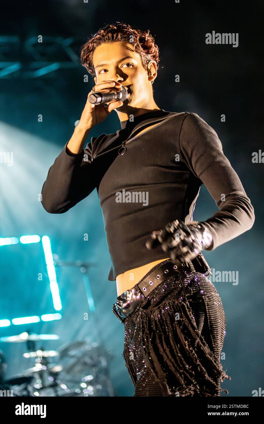 Milan Italy. 18th feb 2025. The Venezueland-Swedish singer and actor ...